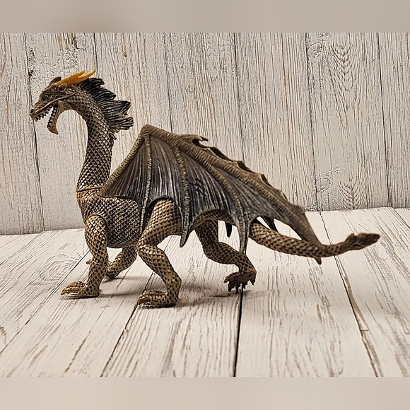 Mystical | Toys | Detailed Mystical Gray Dragon Poseable Articulated ...